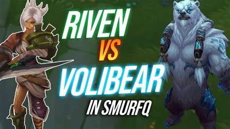 Riven Vs Volibear Ignoring A Boring Matchup Rbc Smurfq Stream Climb