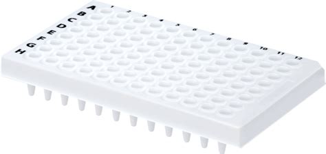 96 PCR Plate Half Skirt White Sarstedt