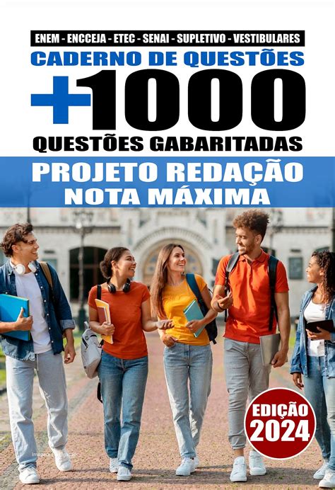 Kit Apostila Enem Caderno De Testes Caderno Provas Anteriores
