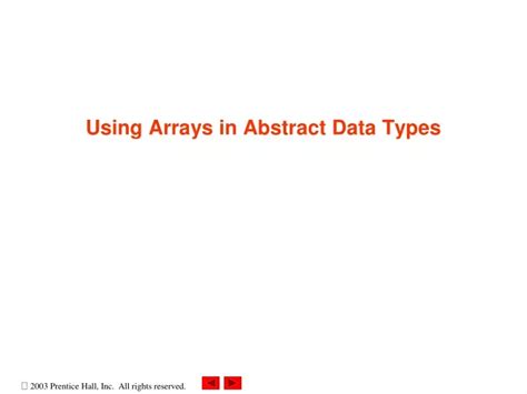 ppt using arrays in abstract data types powerpoint presentation free download id 9519498