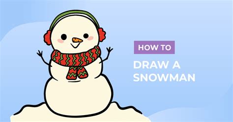 how to draw a snowman design school