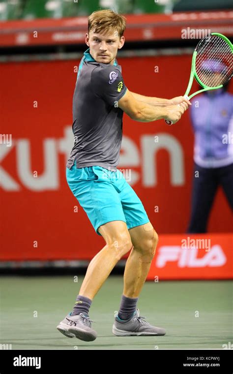 Ariake Coliseum Tokyo Japan 6th Oct 2017 David Goffin BEL