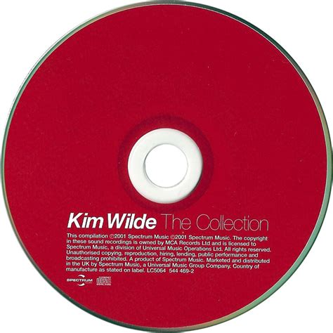 Car Tula Cd De Kim Wilde The Collection Portada