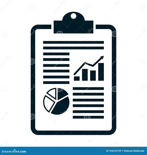 Report Icon Set Included The Icons As Financial Report Tax Document