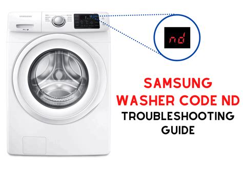 Samsung Washer Code Nd Troubleshooting Guide How To Fix It