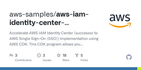 github aws samples aws iam identity center automation accelerate aws iam identity center