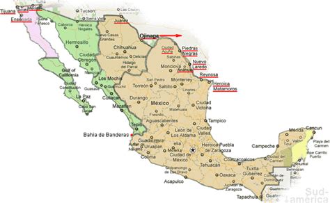 Mexico And Usa Time Zones Map Live Current Local Time With Time Zone