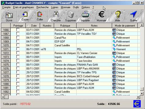 Télécharger Budget Facile gérer vos comptes bancaires facilement