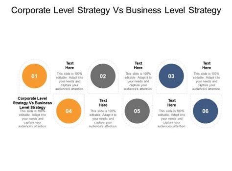 Corporate Level Strategy Vs Business Level Strategy SlideTeam Net