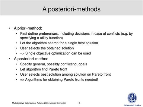 posteriori
