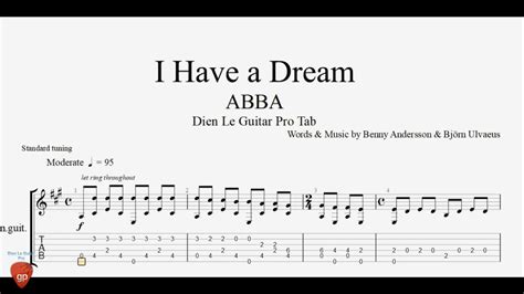 ABBA I Have A Dream Guitar Tabs Chords Chordify