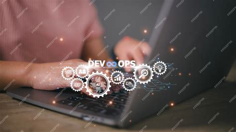 premium photo devops concept software development and it operations agile programming