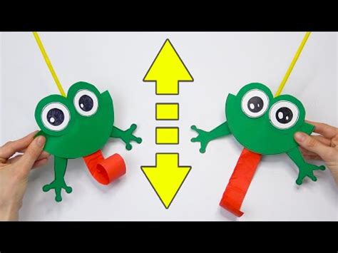 Crazy Frog Moving Paper Toys Easy Paper Crafts Youtube