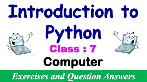 Introduction To Python Lesson Exercises Class Computer