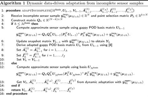 dynamic data driven model reduction adapting reduced models from incomplete data advanced