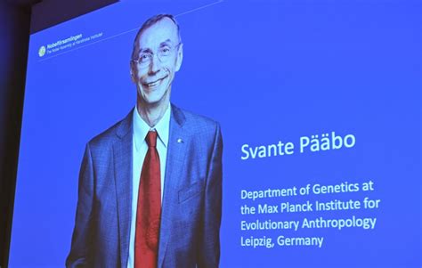 Un généticien suédois remporte le prix Nobel de physiologie ou médecine