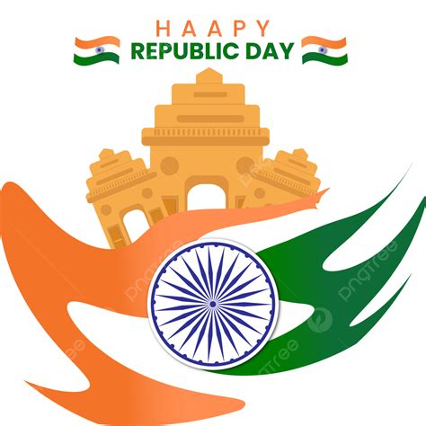 Republic Day Clipart Transparent PNG Hd Happy Republic Day Png Vector