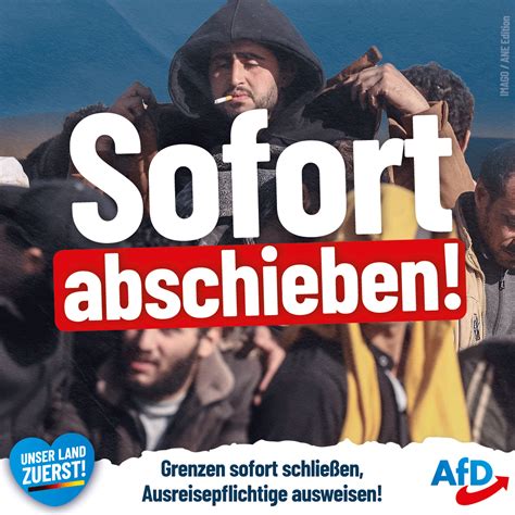 Statt Schneller Einb Rgerung Grenzen Schlie En Und Abschieben Afd