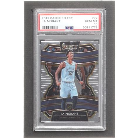 Ja Morant 2019 20 Select 72 RC PSA 10 Pristine Auction