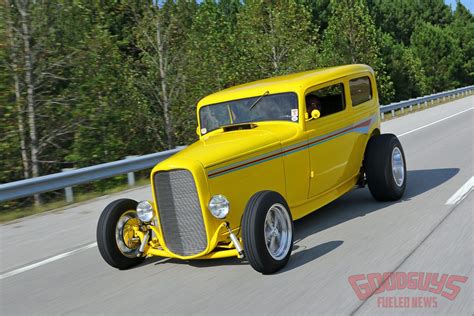 Gary Meadors Ford Tudor Sedan Goodguys Logo Car Fuel Curve