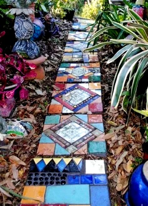 Best Mosaic Garden Paths Design Inspiration Drivewaywise