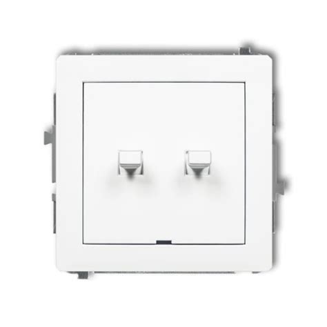 Karlik Deco Biały Mat Mechanizm Włącznika Świecznikowego W Stylu