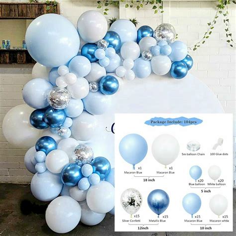 Pcs Set Balloon Arch Kit Set Birthday Wedding Baby Shower Garland