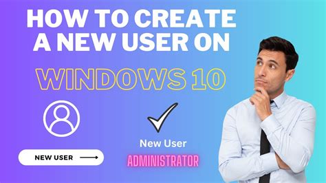 How To Create A New User On Windows Youtube