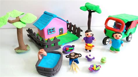 Diy How To Make Polymer Clay Miniature House Kitchen Set Water Tap