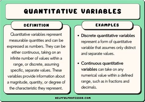 25 Quantitative Variable Examples 2024