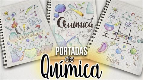 Portadas De Quimica Dibujos Cuadernos Egobex