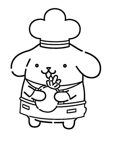 Målarbild Pompompurin Gratis Skiv ut gratis på malarbilder se