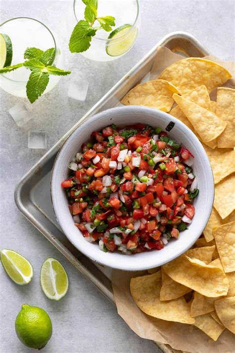 Easy Homemade Pico De Gallo Recipe Fresh Tomato Salsa Foodtasia