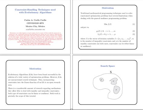 constraint handling techniques used with evolutionary algorithms proceedings of the genetic