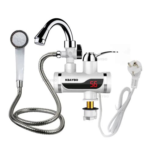 Instantâneo Tankless Elétrico Aquecedor De Água Quente Torneira Da