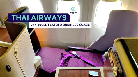 Thai Airways Business Class 777 300ER Review Chiang Mai Bangkok