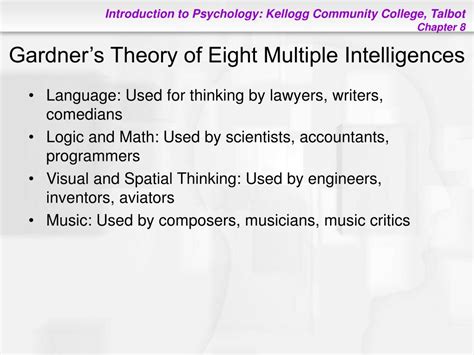 Ppt Chapter Cognition Intelligence And Creativity Powerpoint