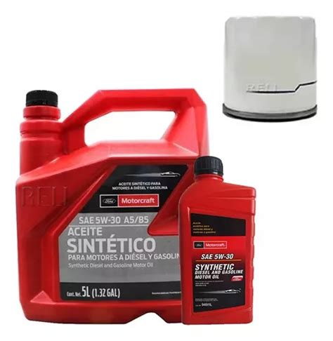 Kit Cambio Aceite Ford Mustang Aceite W Y Filtro Env O Gratis