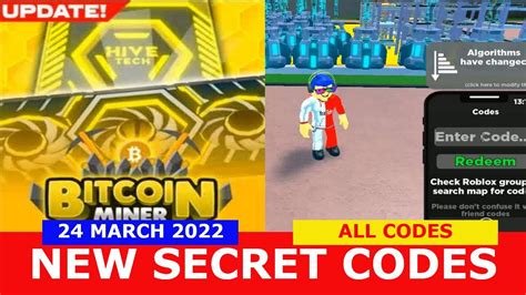 New Update Codes New Secret Codes Update All Codes Bitcoin Miner