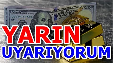 BOMBA DOLAR İÇİN ŞİMDİDEN UYARIYORUM YouTube