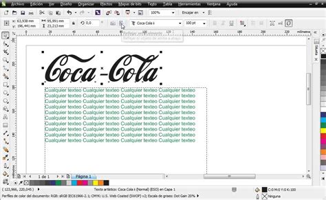 CorelDraw 6 Herramienta Texto YouTube
