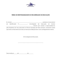 Termo Responsabilidade