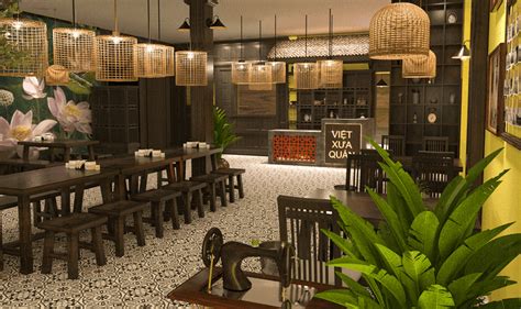 Những mẫu thiết kế nhà hàng đồng quê ấn tượng và độc đáo
