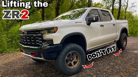 Lifting My 2022 ZR2 Silverado To Fit 35 Tires
