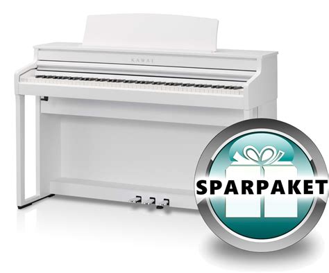 Kawai CA 401 W Digitalpiano Weiß Sparpaket Bauer Music