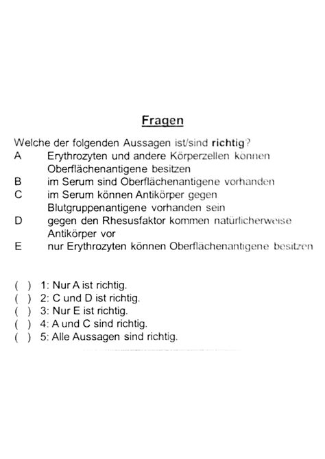 Anatomie Fragen Altklausuren Anatomie Und Physiologie Studocu