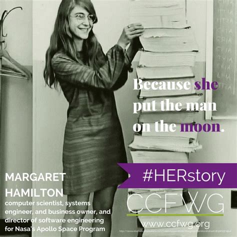 Margaret Heafield Hamilton Is A Computer Scientist Systems Engineer