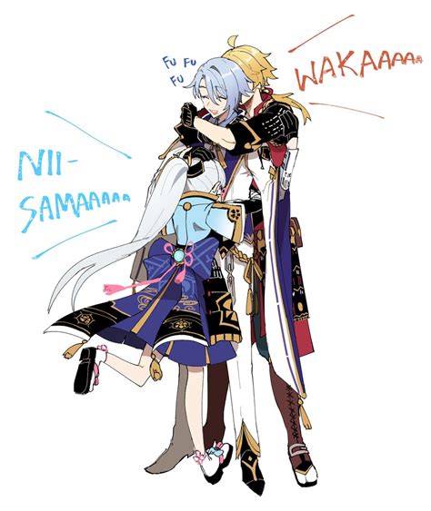 Kamisato Ayaka Kamisato Ayato And Thoma Genshin Impact Drawn By