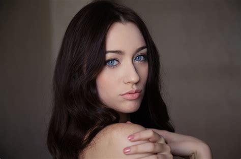 Black Hair Zsanett Tormay Blue Eyes Metart Magazine Hd Wallpaper Rare Gallery