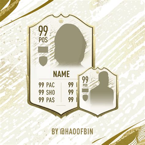 Fifa 20 Official Prime Icon Moment Card BIG PSD PNG
